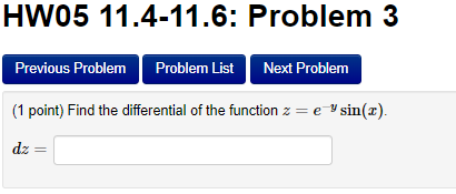 Solved HW05 11.4-11.6: Problem 1 Previous Problem Problem | Chegg.com
