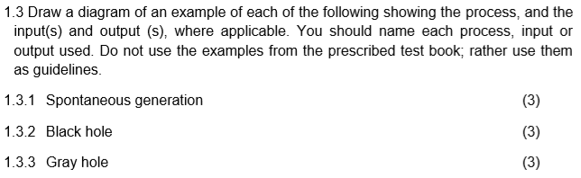 (Solved) : 13 Draw Diagram Example Following Showing Process Input S ... (Solved) : 13 Draw Diagram Example Following Showing Process Input S ...