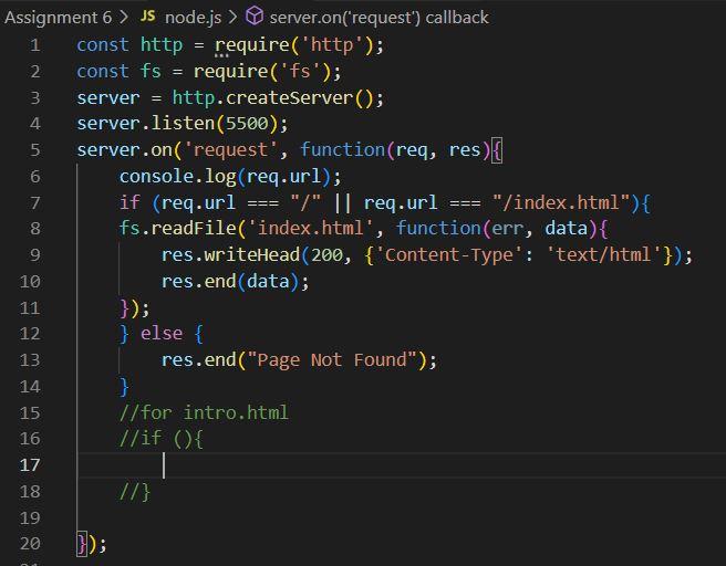 Solved Here is what I have so far. Note I have nodejs | Chegg.com