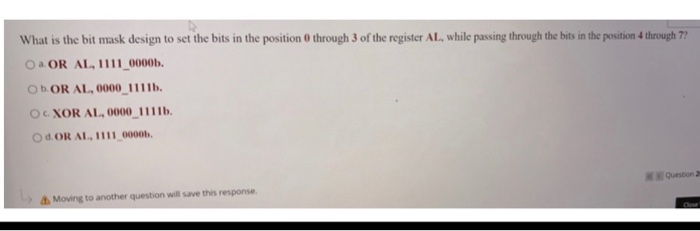 Solved Question 15 After the ROL. instruction is executed in | Chegg.com