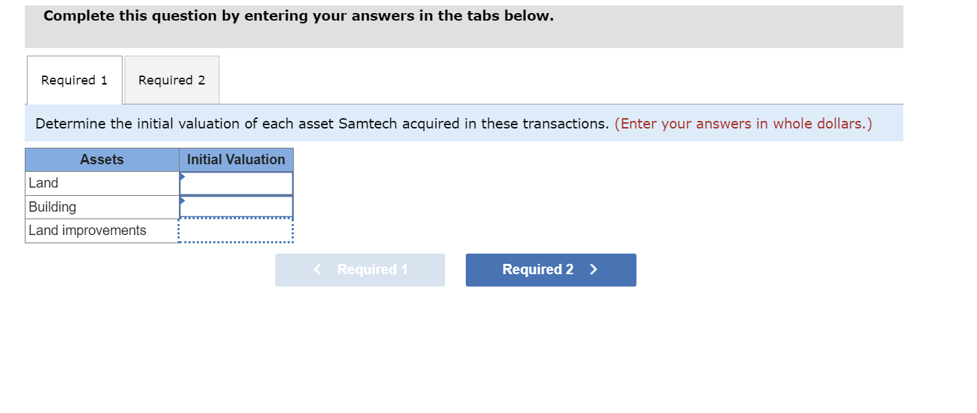 Solved Exercise 10-3 (Algo) Acquisition costs; lump-sum | Chegg.com Solved Exercise 10-3 (Algo) Acquisition costs; lump-sum | Chegg.com
