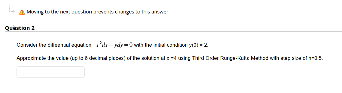 Solved Moving to the next question prevents changes to | Chegg.com