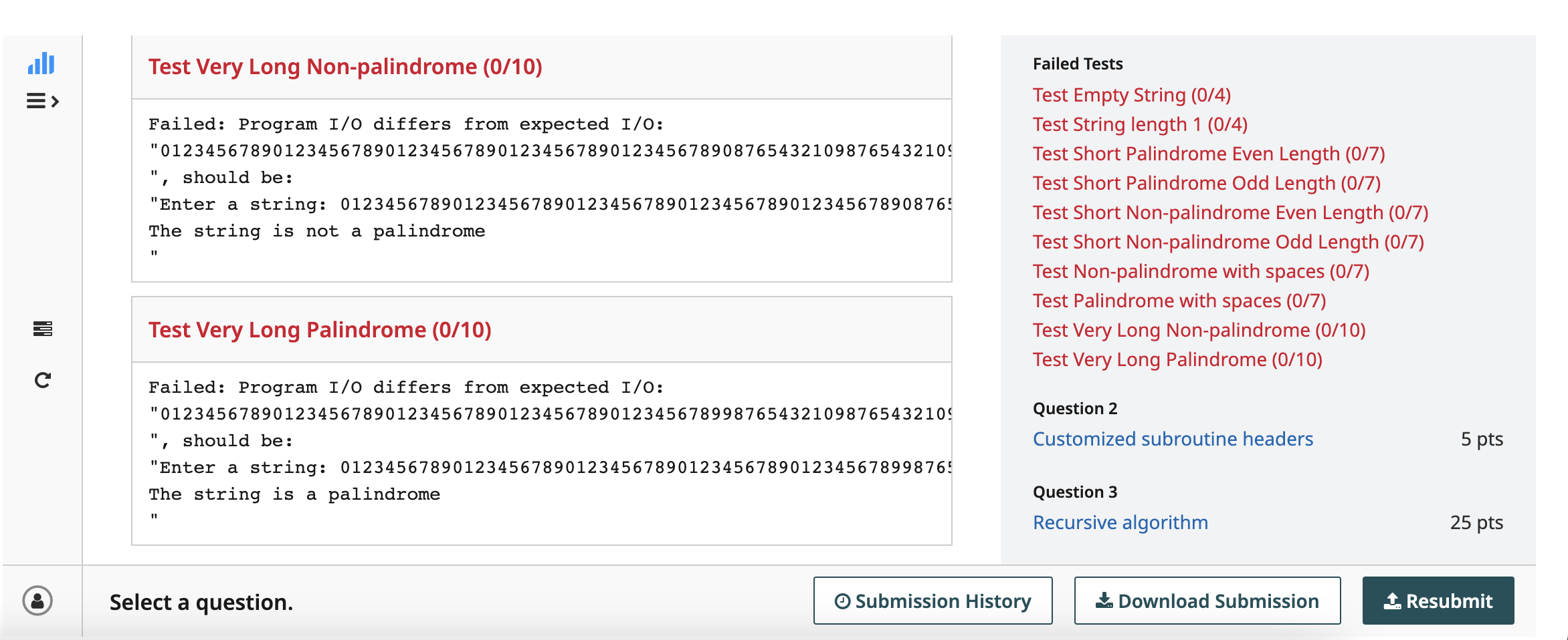 Solved High Level Description A string can be determined to | Chegg.com
