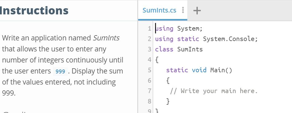 Solved Write a program in C# | Chegg.com