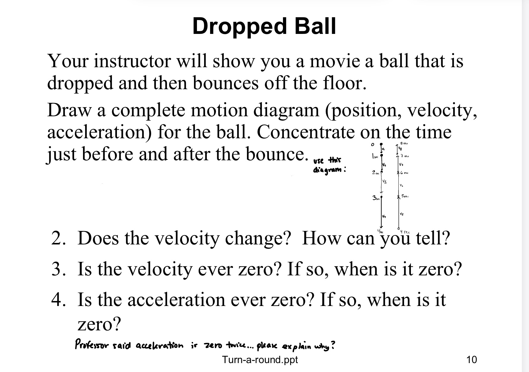 Solved Your instructor will show you a movie a ball that is | Chegg.com