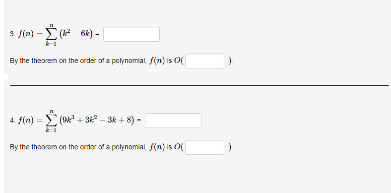 Solved (1 point) For each of the functions below, find a | Chegg.com