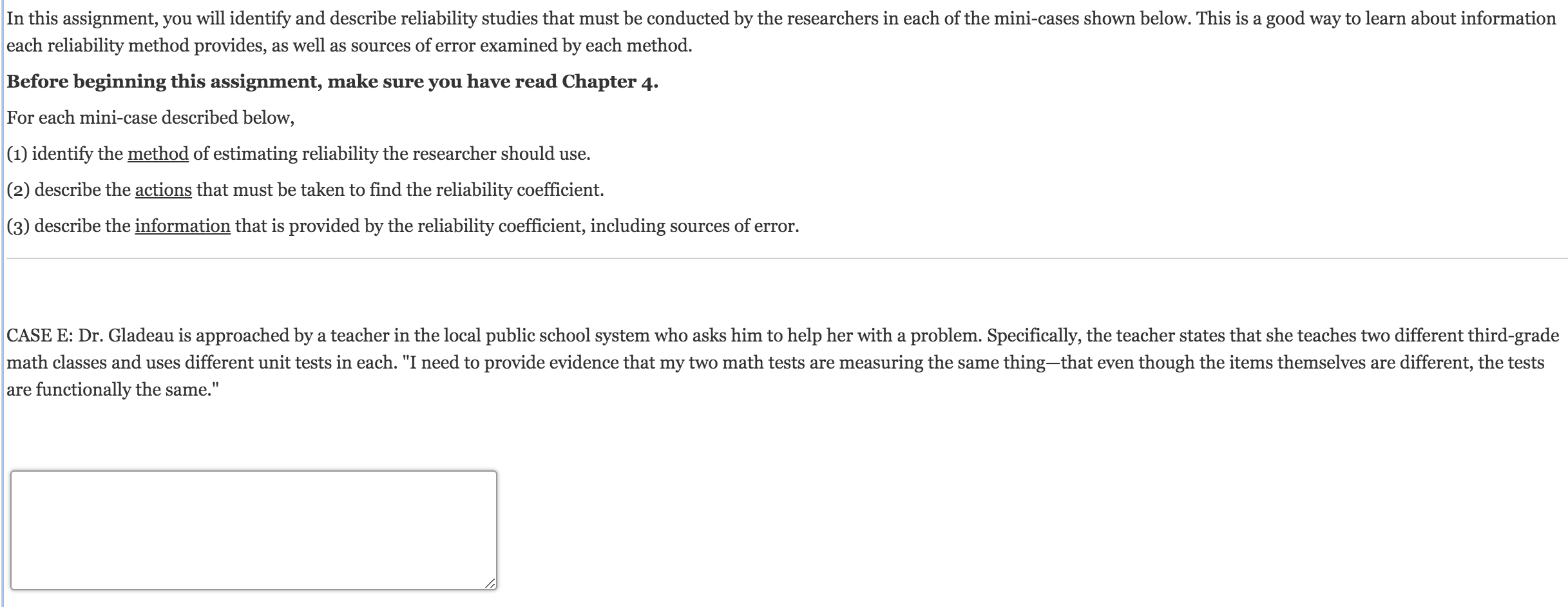 In this assignment, you will identify and describe | Chegg.com