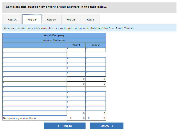 Solved Exercise 4-9 (Static) Variable and Absorption Costing | Chegg.com