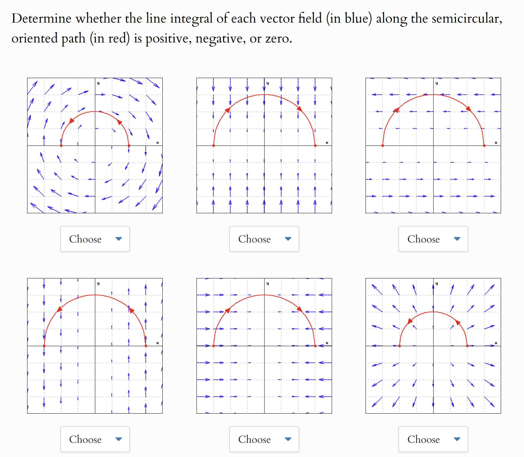 Solved Determine whether the line integral of each vector | Chegg.com