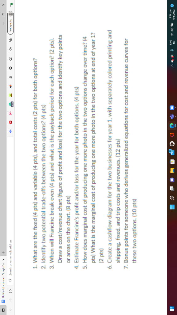 D | Untitled document - Google Do X C Q Search or | Chegg.com