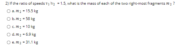 Solved A bomb, initially at rest at the origin, explodes | Chegg.com