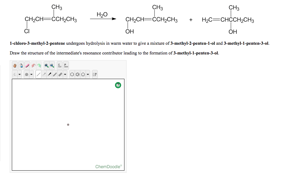 Solved CH3 CH3 CH3 CH2CH=CCH2CH3 H2O CH2CH=CCH2CH3 + | Chegg.com