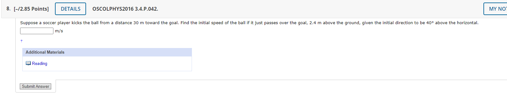 Solved | m/s Additional Materials Reading | Chegg.com