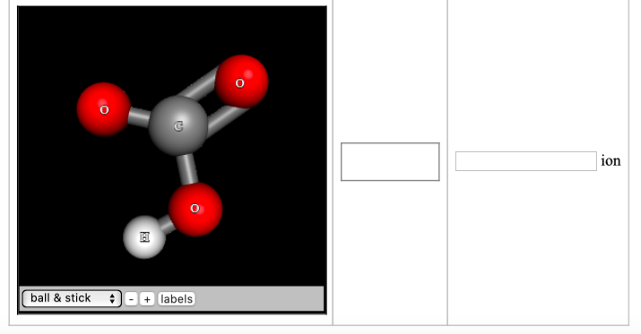 Solved ion ball & stick + labels ion ball & stick + labels | Chegg.com