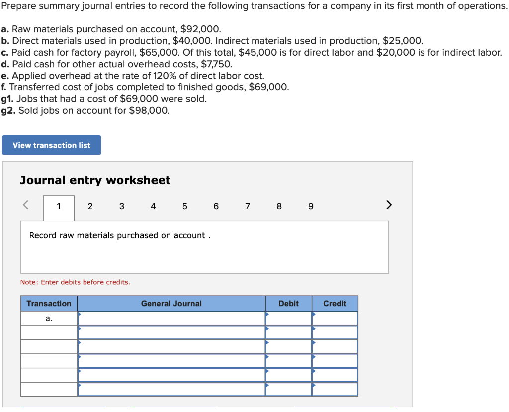 Solved Prepare summary journal entries to record the | Chegg.com