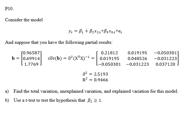 Solved Show all work and excel. DO NOT use "linest" function | Chegg.com