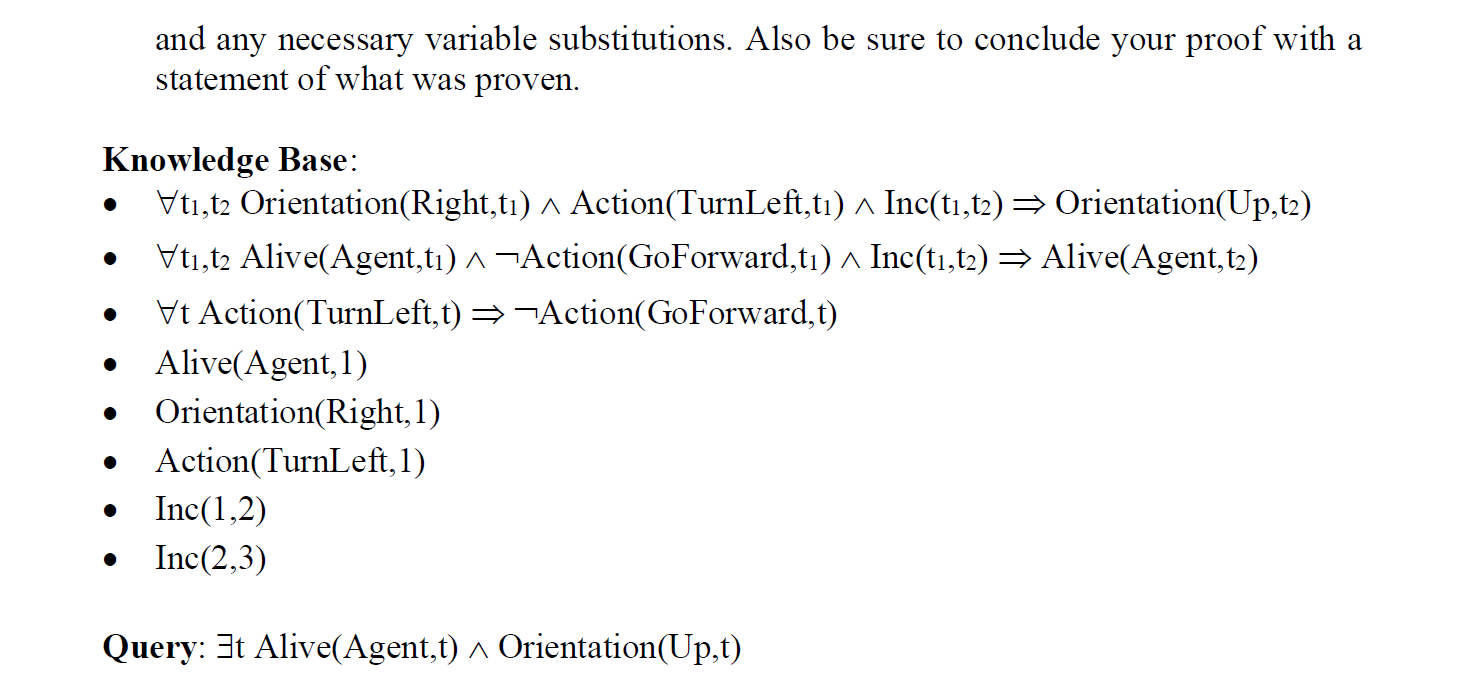 Use resolution proof by refutation to prove the query | Chegg.com