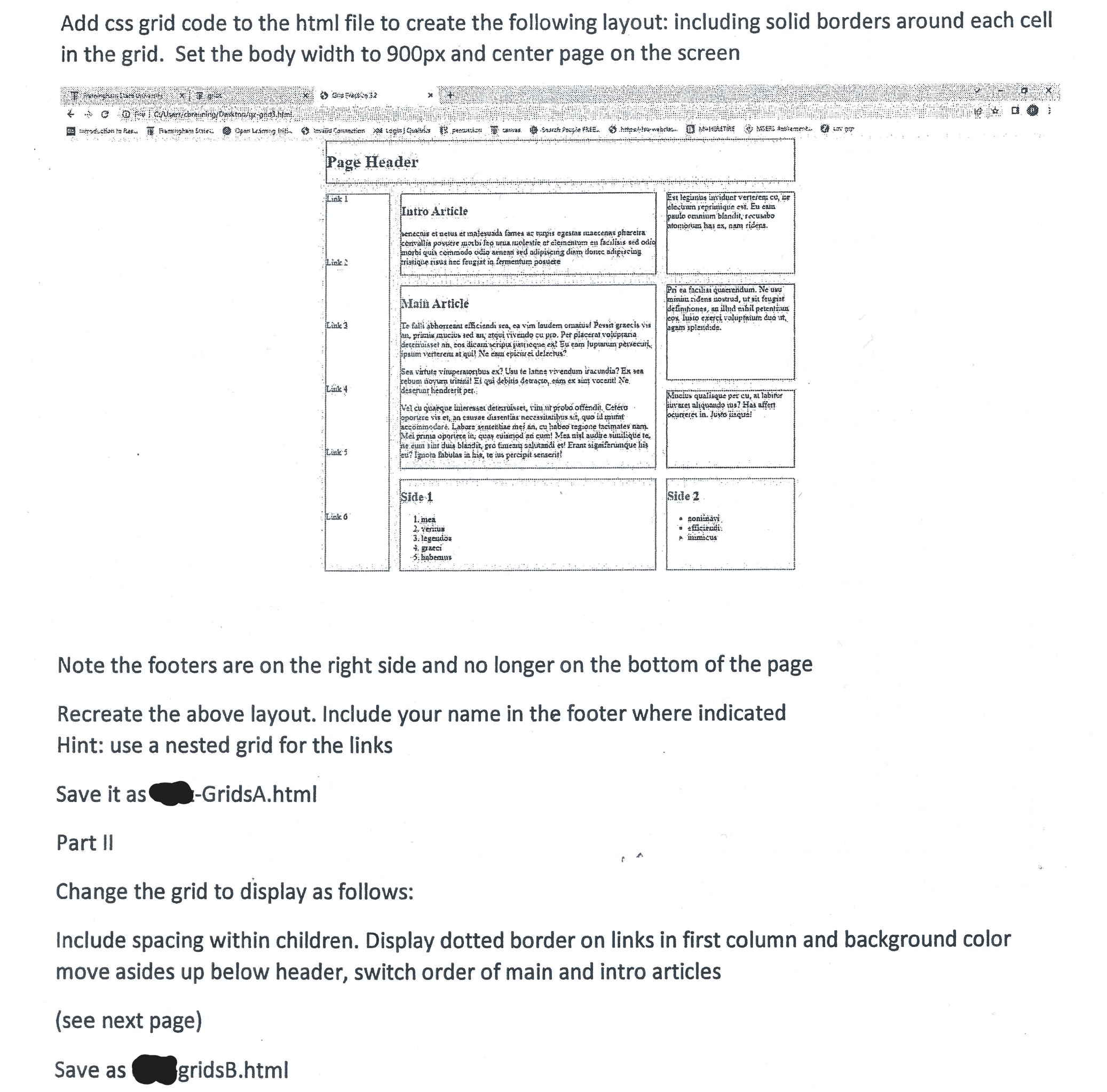 Solved html lang="en"> head> Coding Challenge 3-2> | Chegg.com