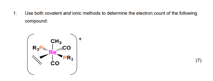 Solved Use both covalent and ionic methods to determine the | Chegg.com