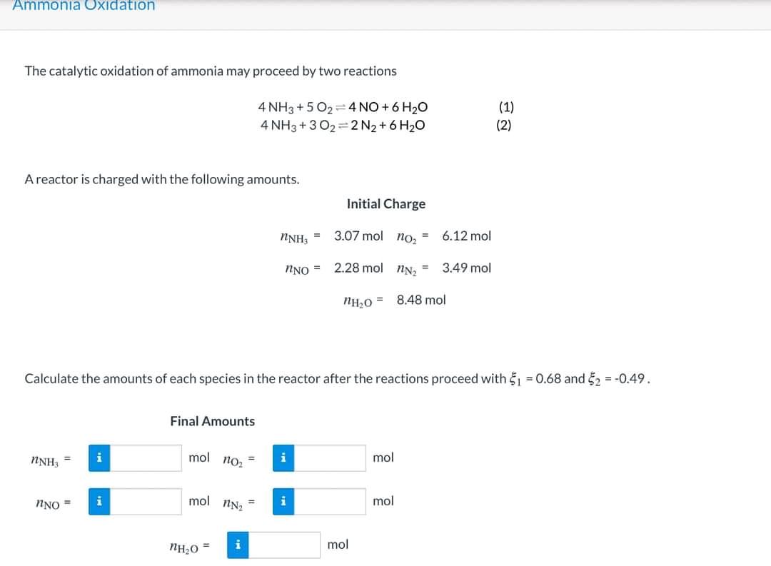 Solved Oxidation of Propane A batch reactor initially | Chegg.com