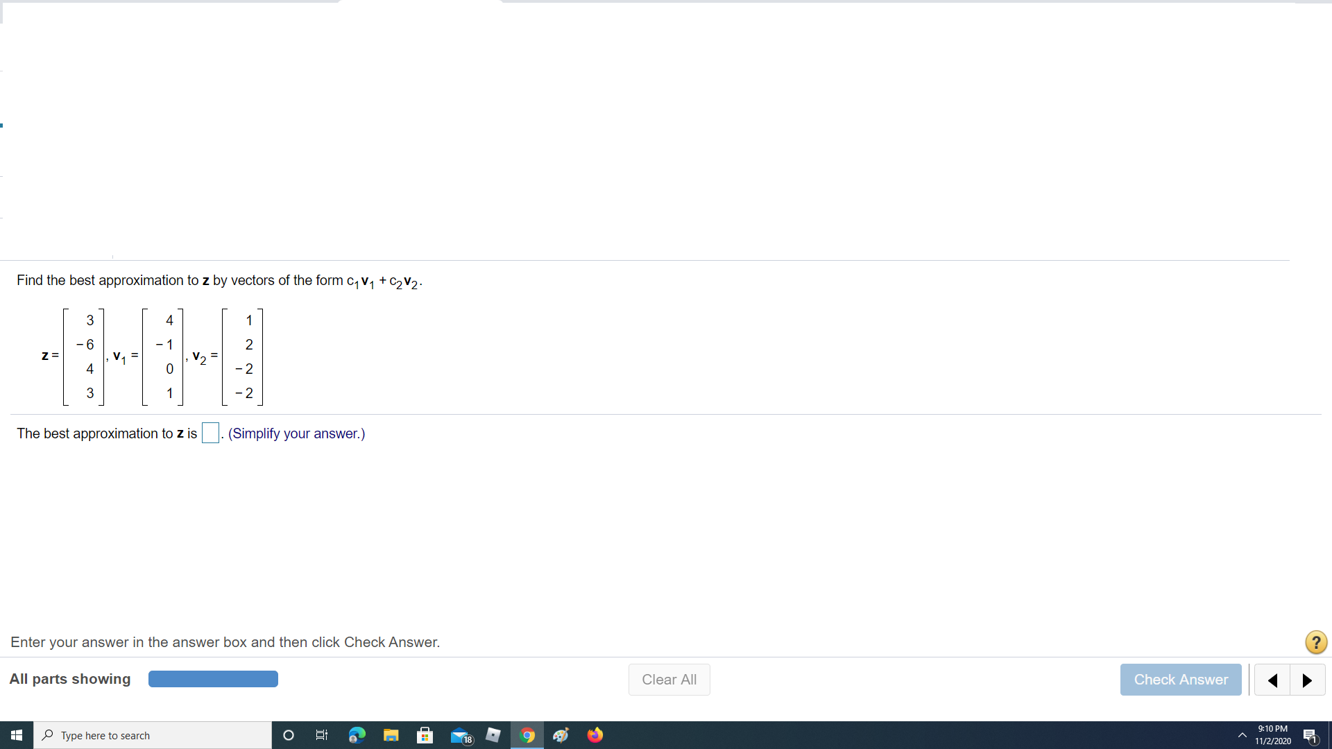 Solved need help in english LINEAR ALGEBRA please include | Chegg.com