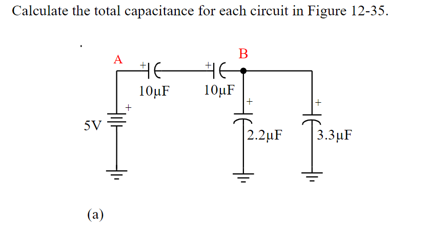 Solved Calculate the total capacitance for each circuit in | Chegg.com