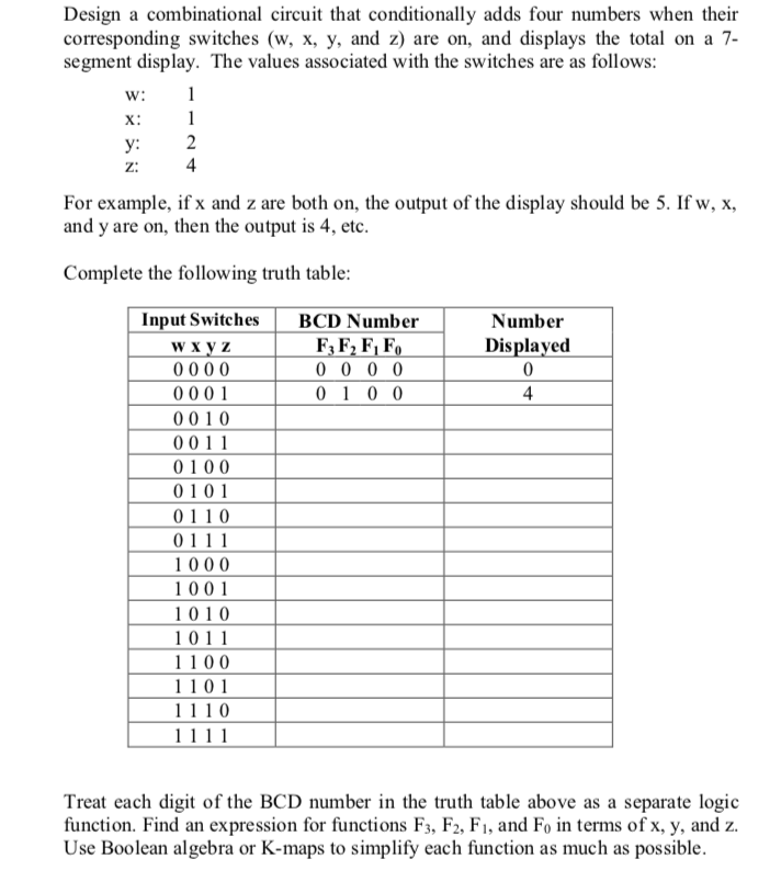 Solved use k maps to simplify each function . mentioned | Chegg.com