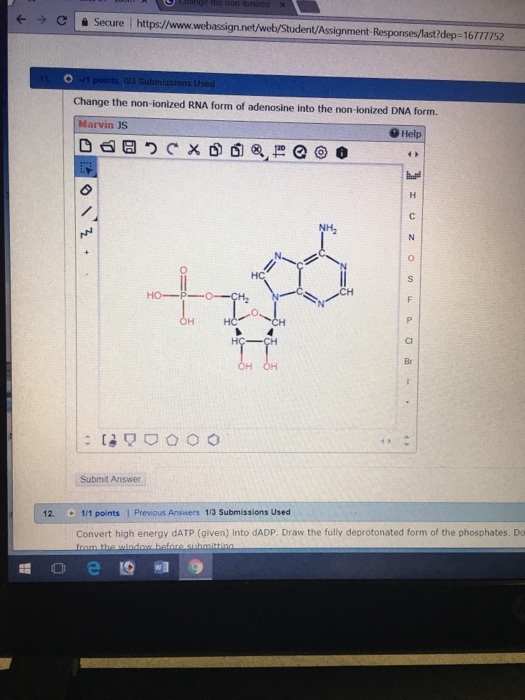 Solved ← → cle Secure l https://www.webassig | Chegg.com
