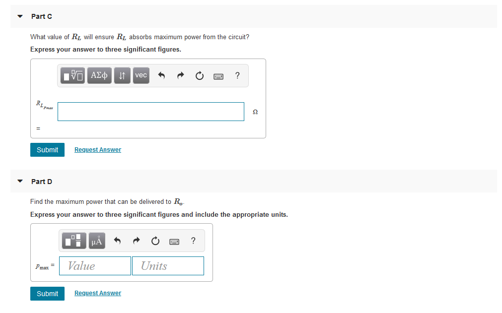 Solved The load resistor (RL) in the circuit in (Figure 1) | Chegg.com