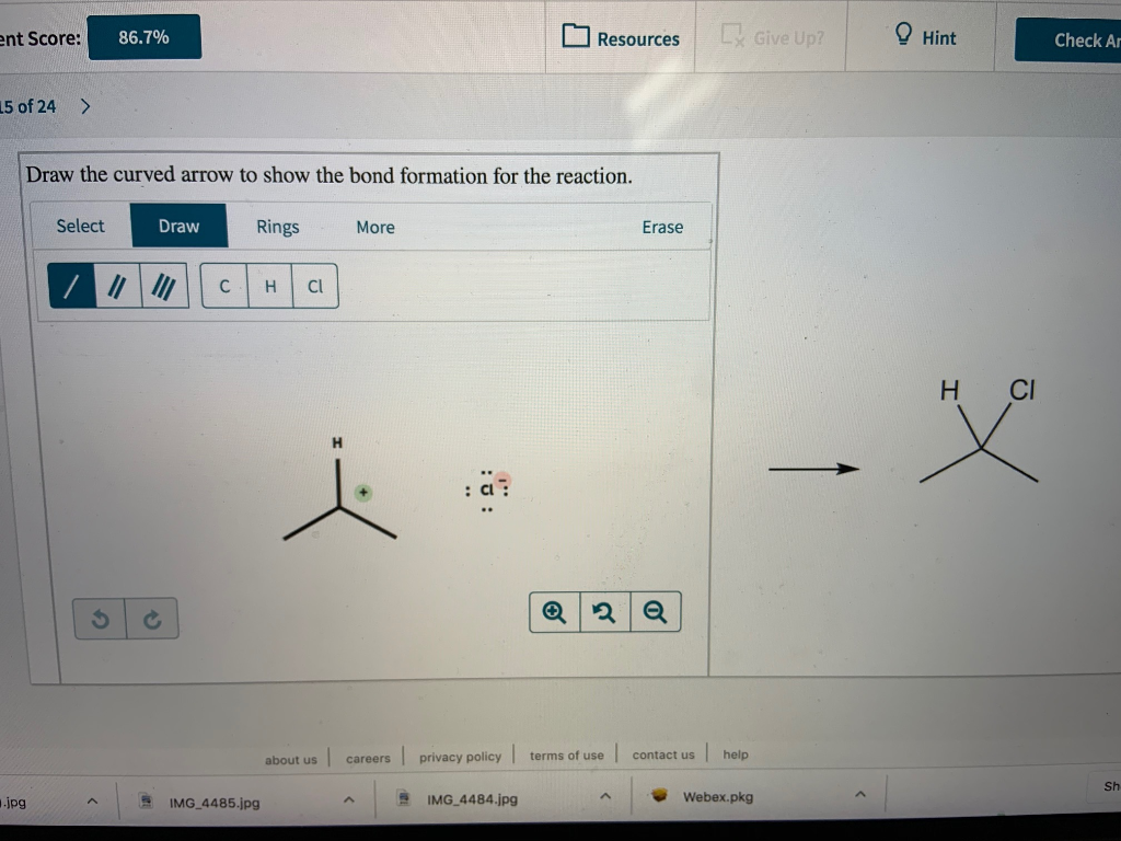 Solved ent Score: 86.7% Resources [ Give Up? Hint Check Ar | Chegg.com