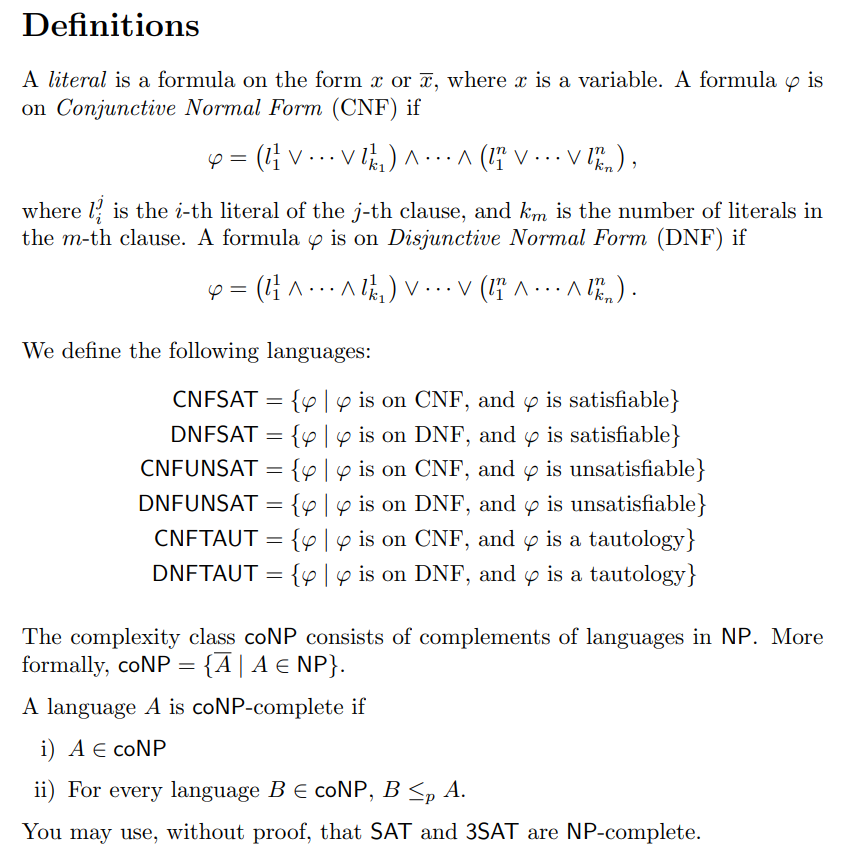 Solved a) Show that for all languages A and B,A≤pB implies | Chegg.com
