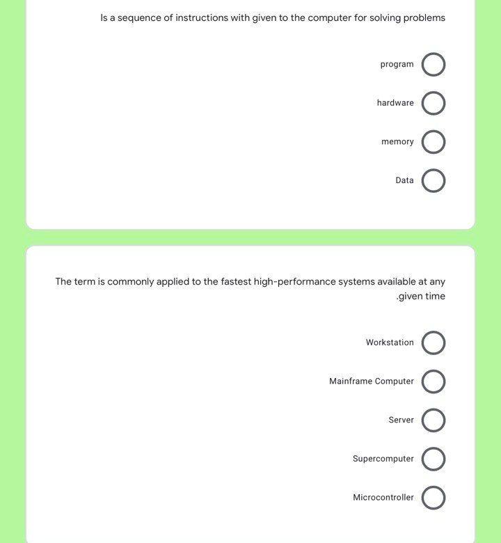 Solved Is a sequence of instructions with given to the | Chegg.com