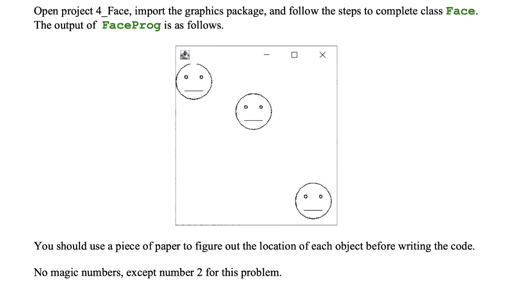 Would like help on the draw method please. Use the | Chegg.com