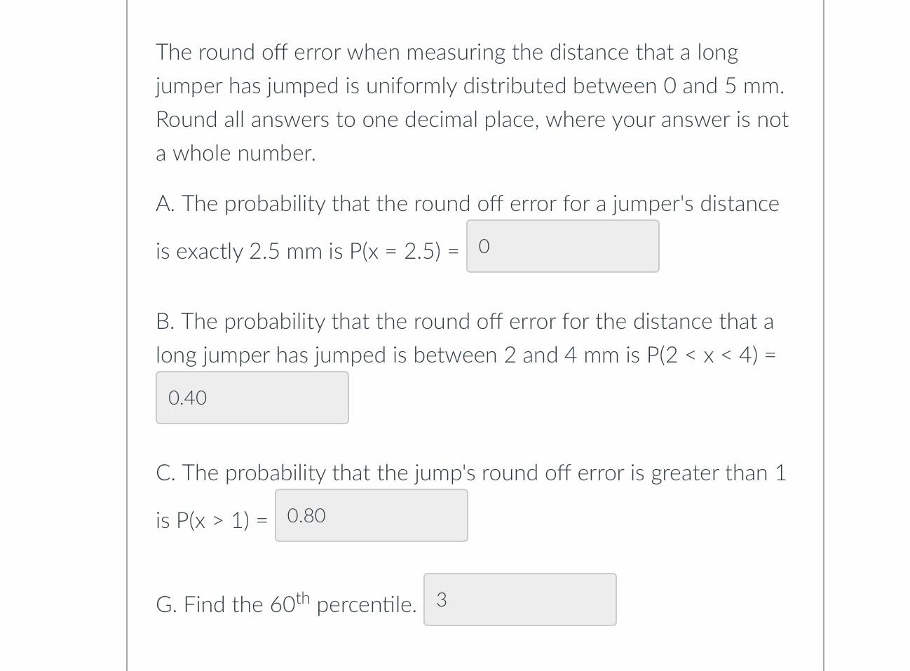 Solved The round off error when measuring the distance that | Chegg.com