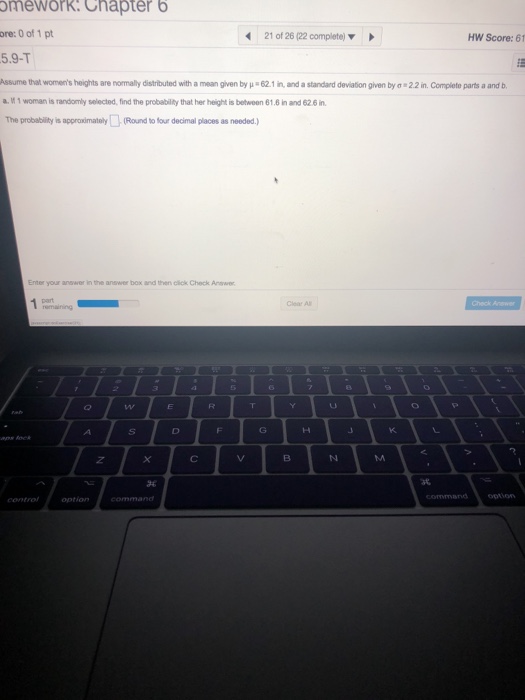 Solved mework: Chapter 6 ore: 0 of 1 pt 5.9-T Assume that | Chegg.com Solved mework: Chapter 6 ore: 0 of 1 pt 5.9-T Assume that | Chegg.com
