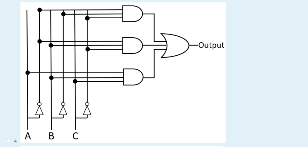 Solved Using the sum-of-products technique, what is the | Chegg.com