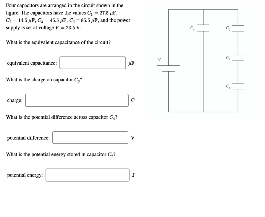 Solved Find the total capacitance Ctot of the combination of | Chegg.com