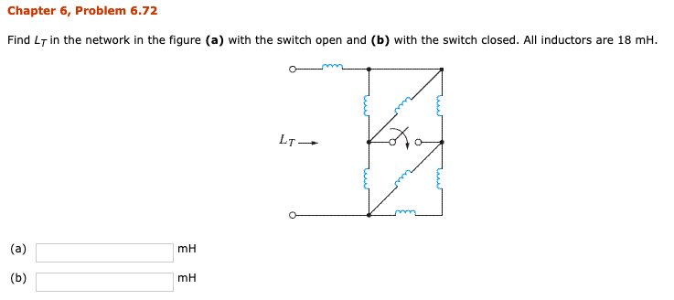 Solved Chapter 6, Problem 6.72 Find Lt in the network in the | Chegg.com