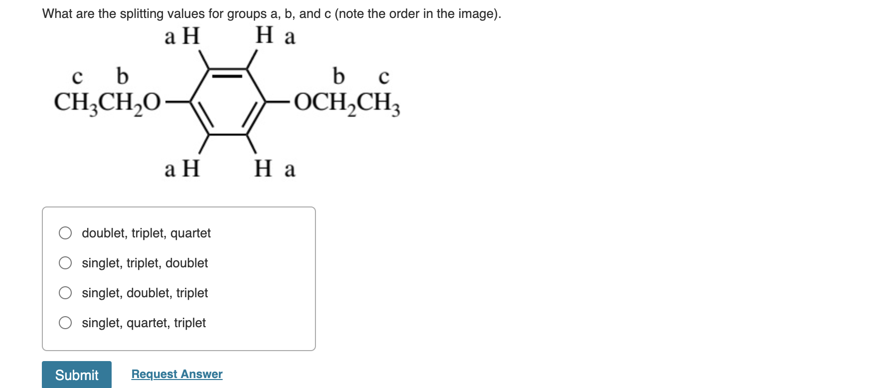 Solved What are the splitting values for groups a, b, and c | Chegg.com