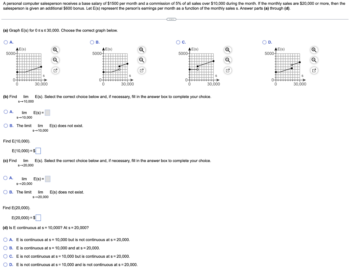 A personal computer salesperson receives a base | Chegg.com