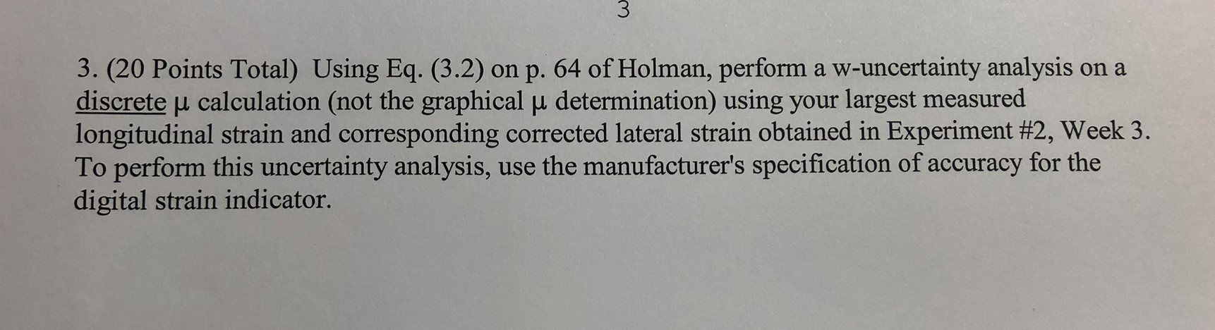 3. (20 Points Total) Using Eq. (3.2) on p. 64 of | Chegg.com