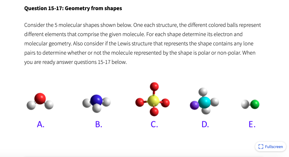 Solved Question 15-17: Geometry from shapes Consider the 5 | Chegg.com