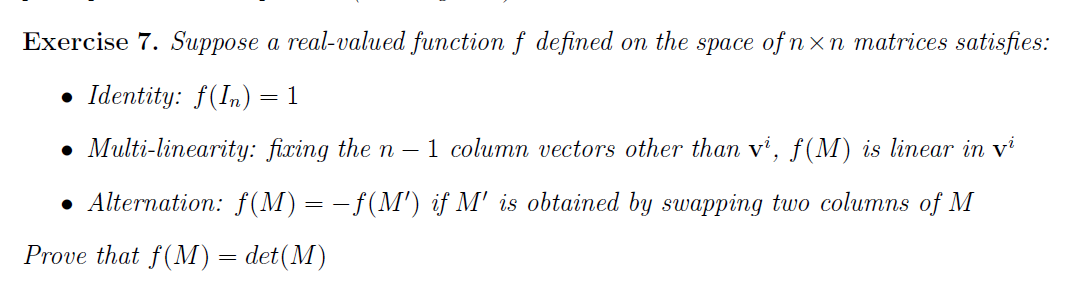 Solved Exercise 7. Suppose a real-valued function f defined | Chegg.com