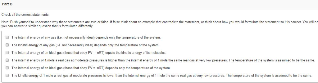 Solved Part B Check all the correct statements. Note: Push | Chegg.com
