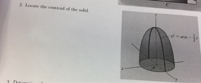 Solved Locate the centroid of the solid. | Chegg.com
