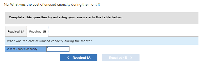 Solved Exercise 2B-1 (Algo) Overhead Rate Based on Capacity | Chegg.com