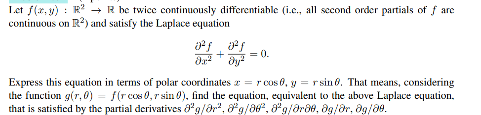 Solved Let f(x,y):R2→R be twice continuously differentiable | Chegg.com