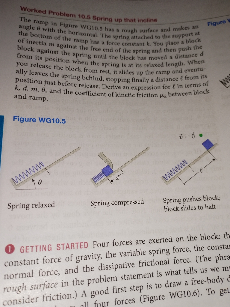 Solved the ramp in figure WG10.5 has a rough surface and | Chegg.com
