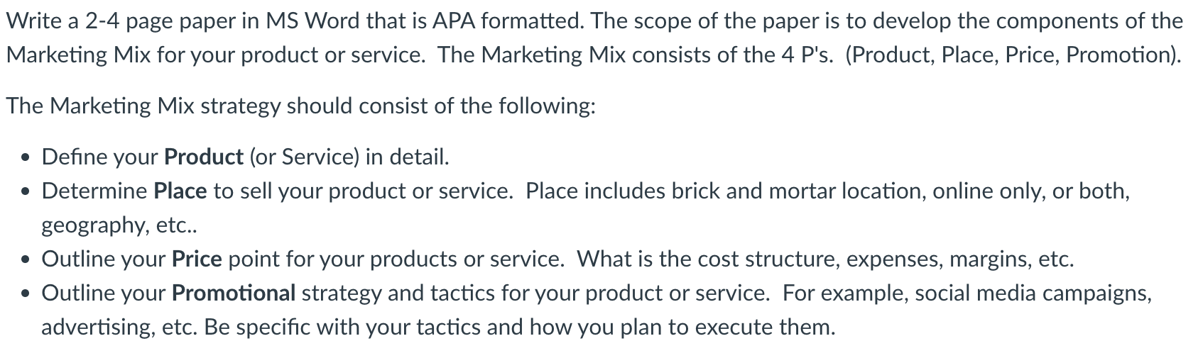 Solved Write a 2-4 page paper in MS Word that is APA | Chegg.com