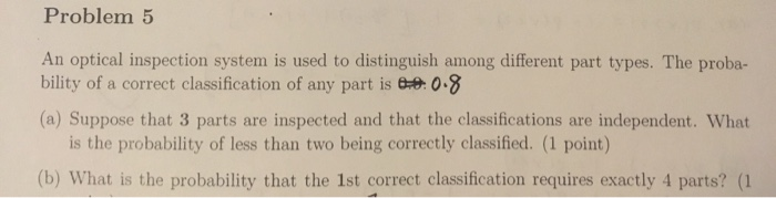 Solved Problem 1 Orders for a computer are summarized by the | Chegg.com